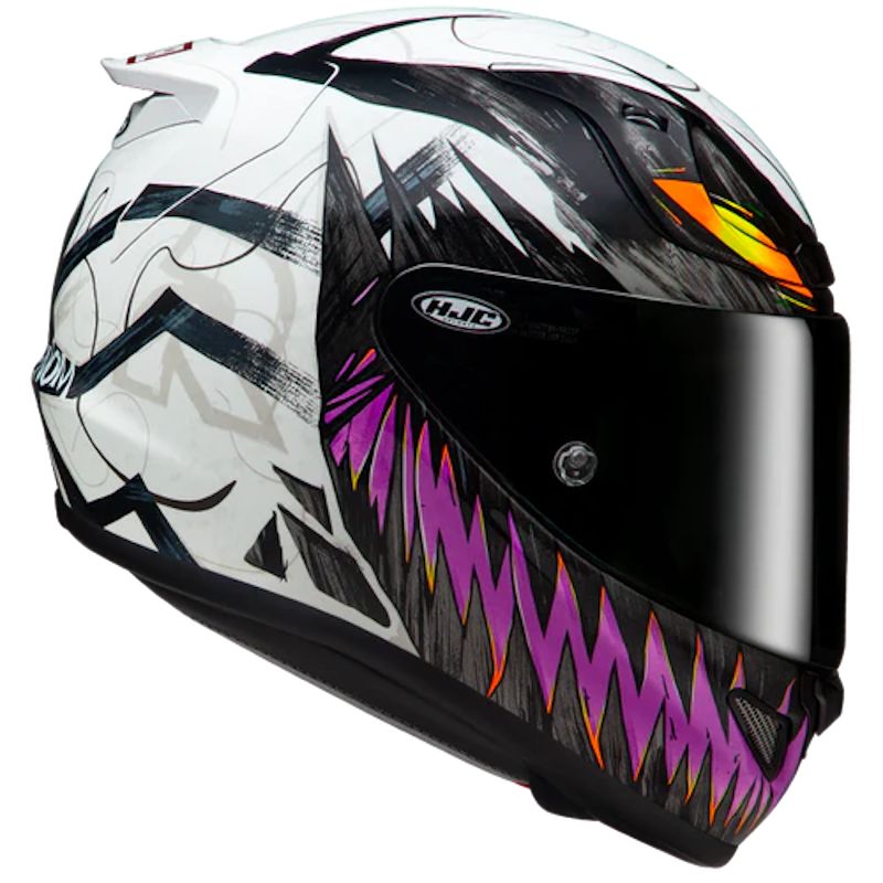 Full face moto helmet HJC RPHA 12 Anti Venom 2 Marvel